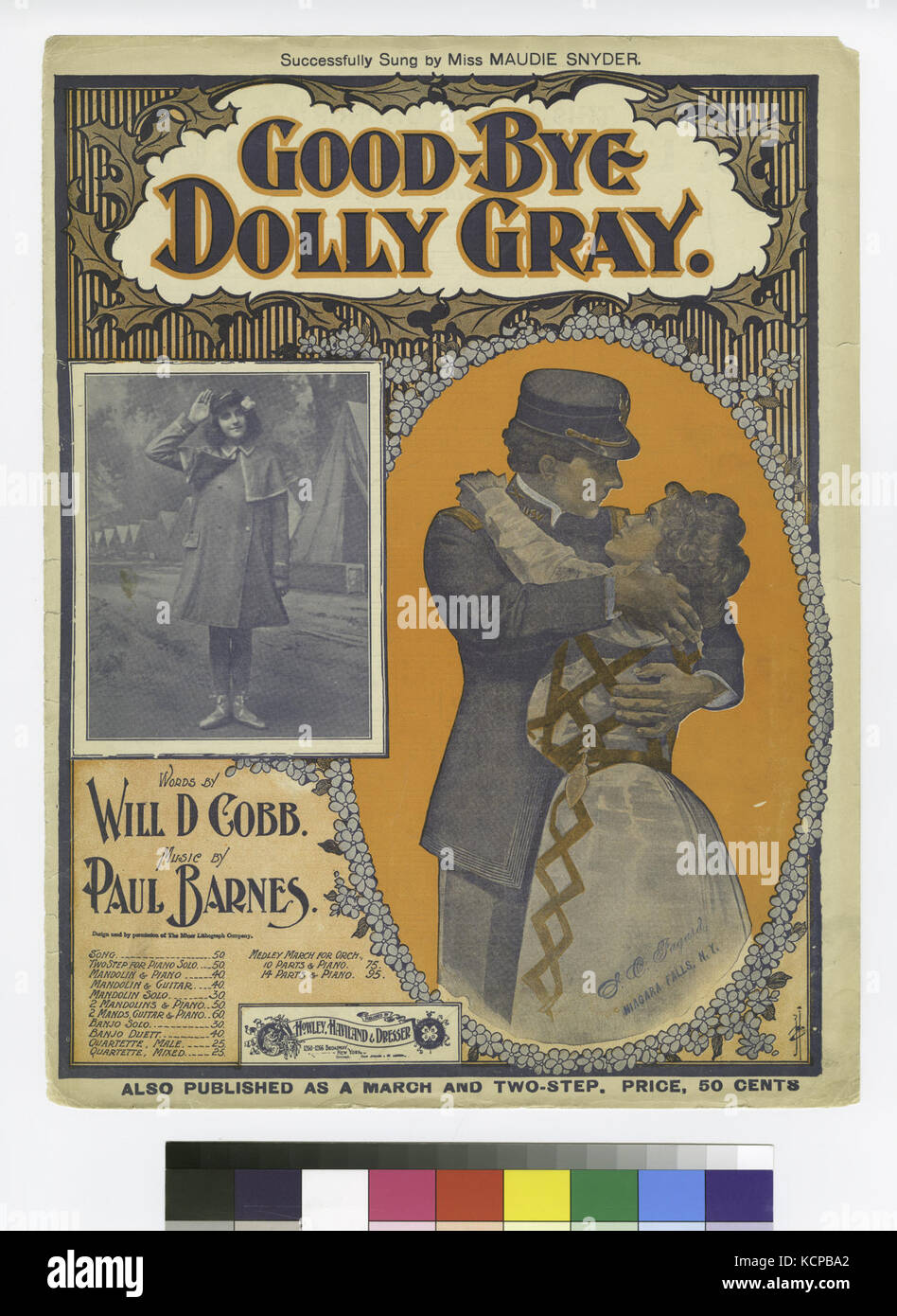 The sheet music cover for *Good Bye Dolly Gray* illustrates the popular ...