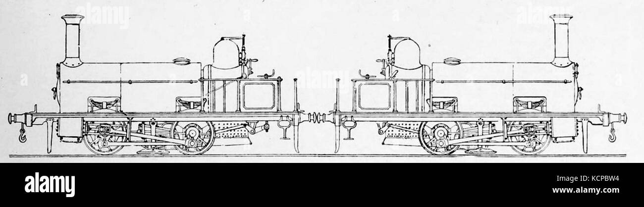 Ghat Engine GIP Railway 1856 Stock Photo - Alamy