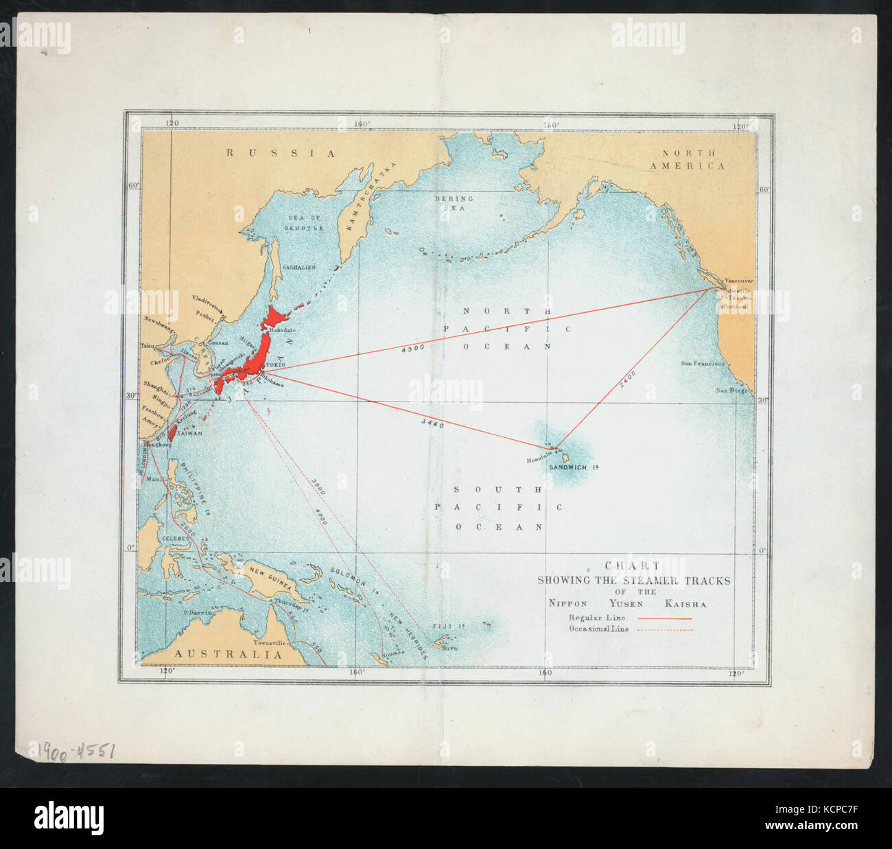 DINNER (held by) NIPPON YUSEN KAISHA (at) EN ROUTE ABOARD SS. KASUGA ...