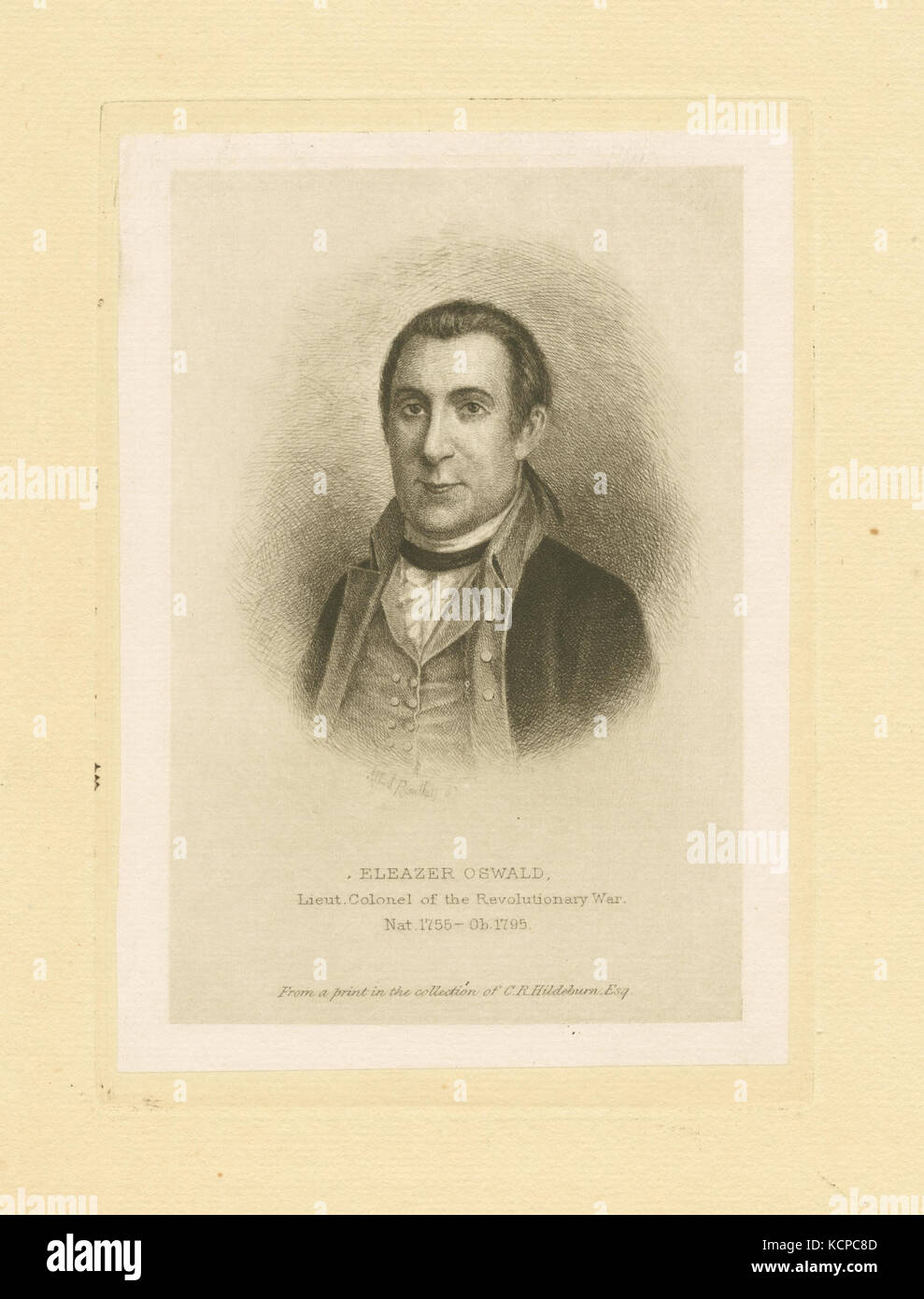 Eleazer Oswald Lieut. Colonel of the Revolutionary War (NYPL b13512822 ...