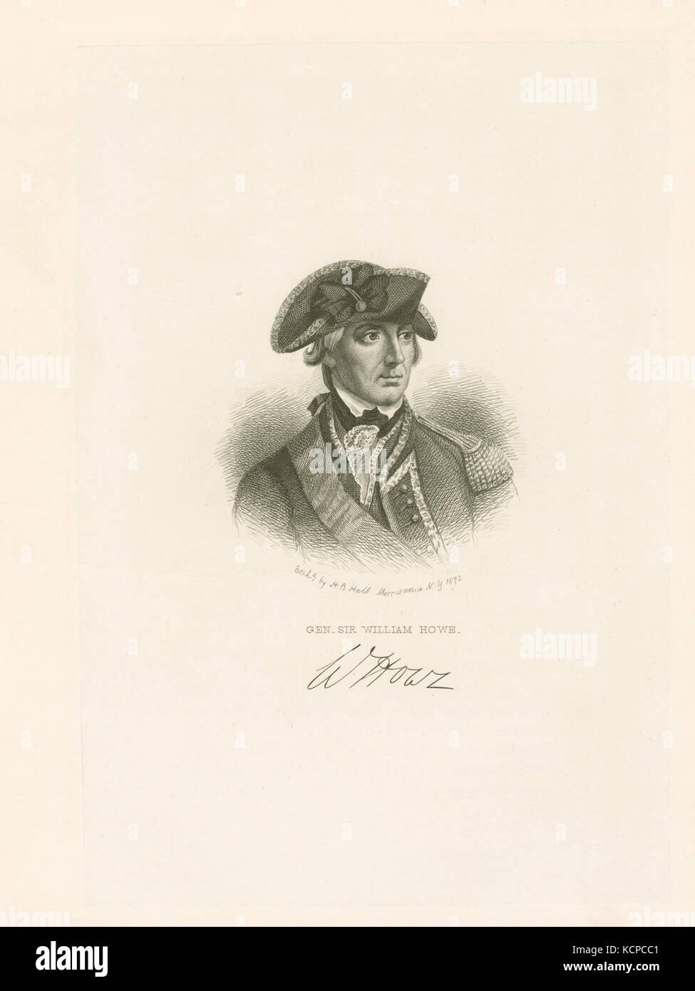 Gen. Sir William Howe (NYPL b13512824 422051 Stock Photo - Alamy