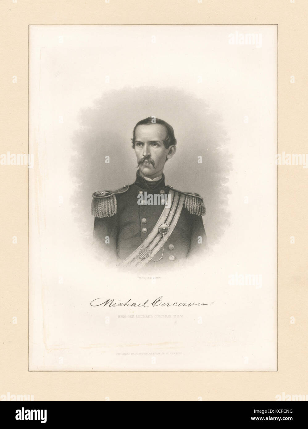 Brig. Gen. Michael Corcoran U.S.V (NYPL b13476047 EM11680 Stock Photo ...