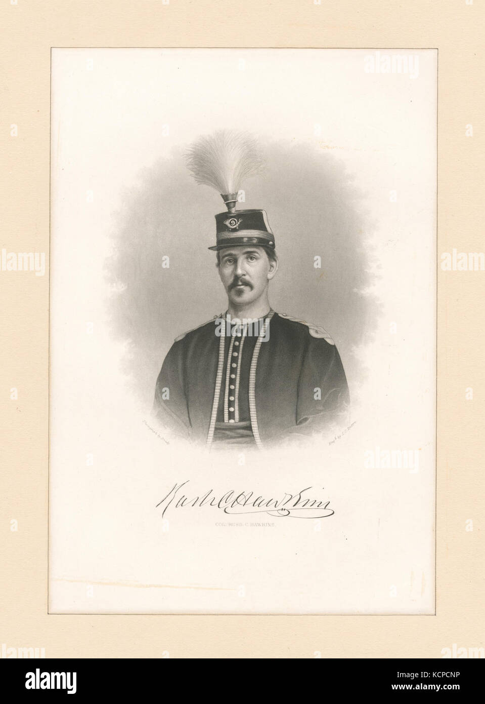 Col. Rush C. Hawkins (NYPL b13476047 EM11687 Stock Photo - Alamy