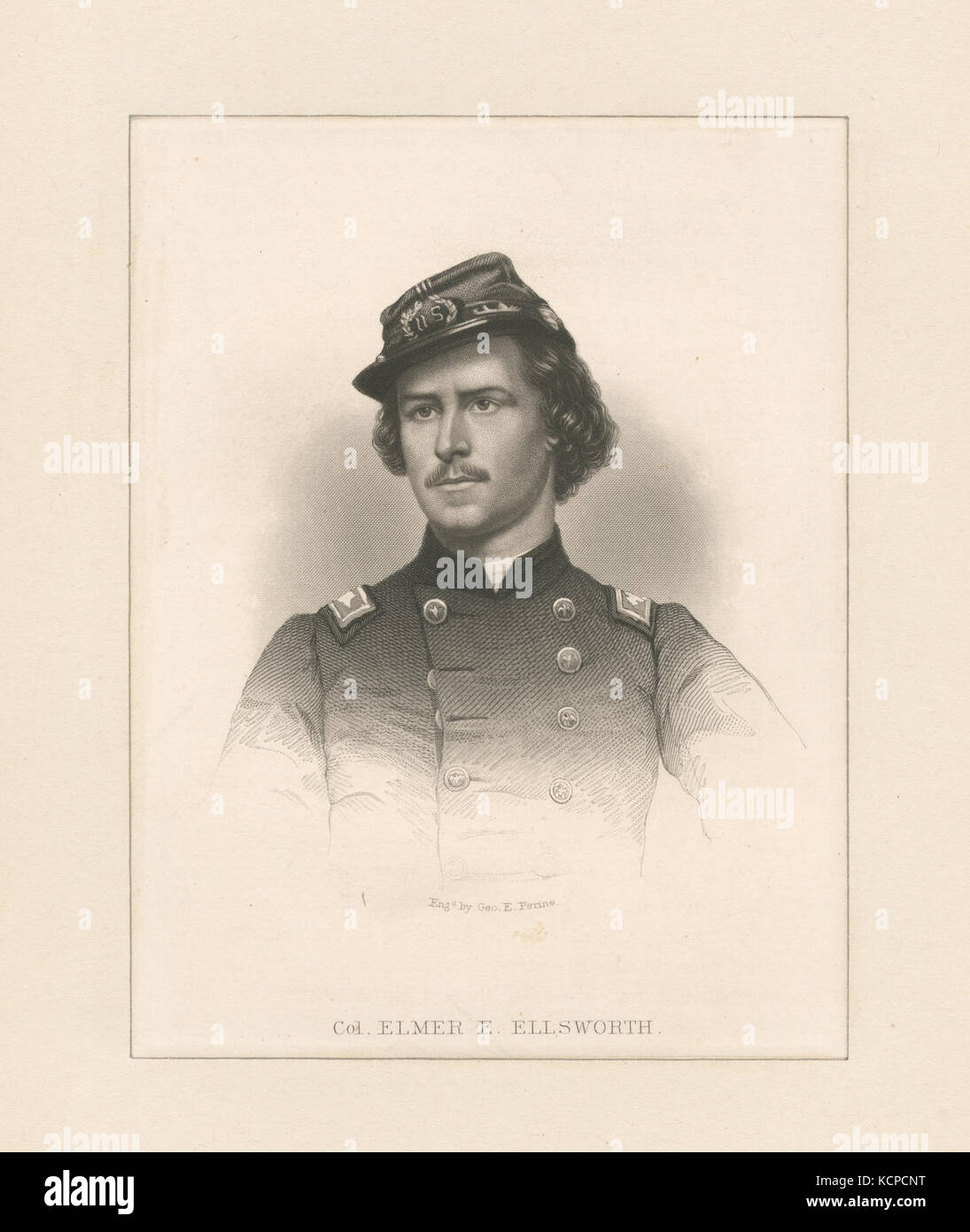 Col. Elmer E. Ellsworth (NYPL b13476047 EM11691 Stock Photo - Alamy