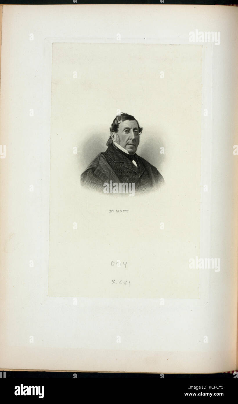 Dr. Mott (NYPL Hades 255647 430674 Stock Photo - Alamy