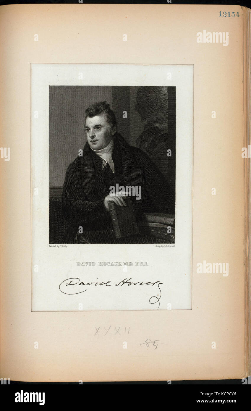 David Hosack, M.D., F.R.S (NYPL Hades 255648 430675 Stock Photo - Alamy
