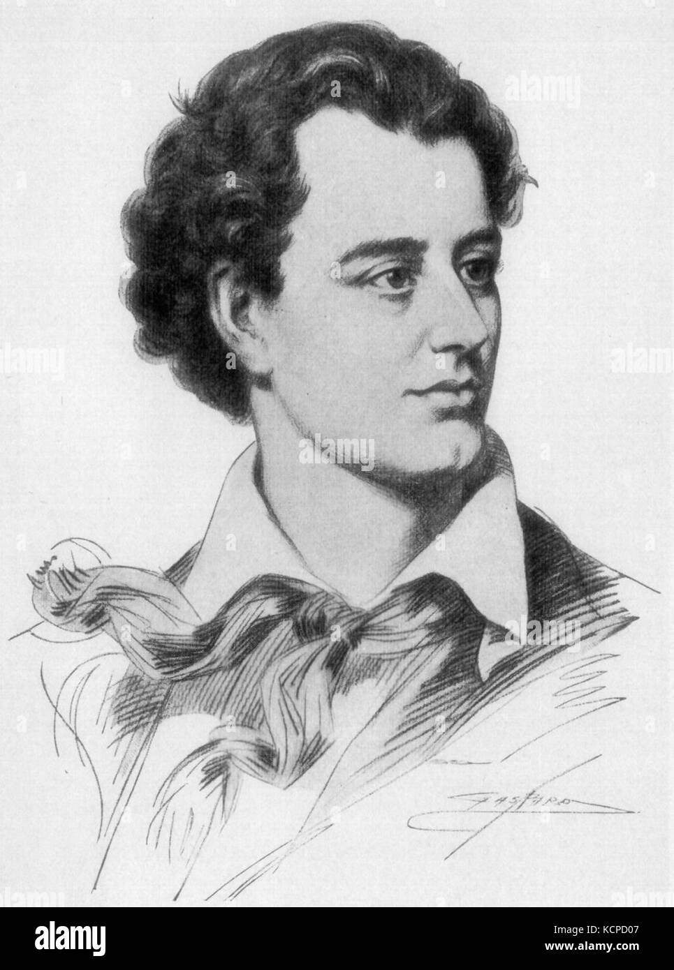 George Gordon Byron2 Stock Photo - Alamy