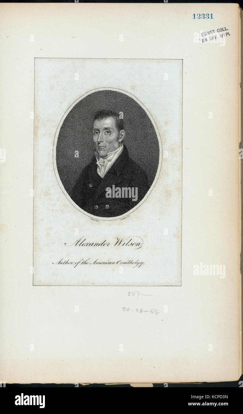 Alexander Wilson, author of the American ornithology (NYPL Hades 255813 ...