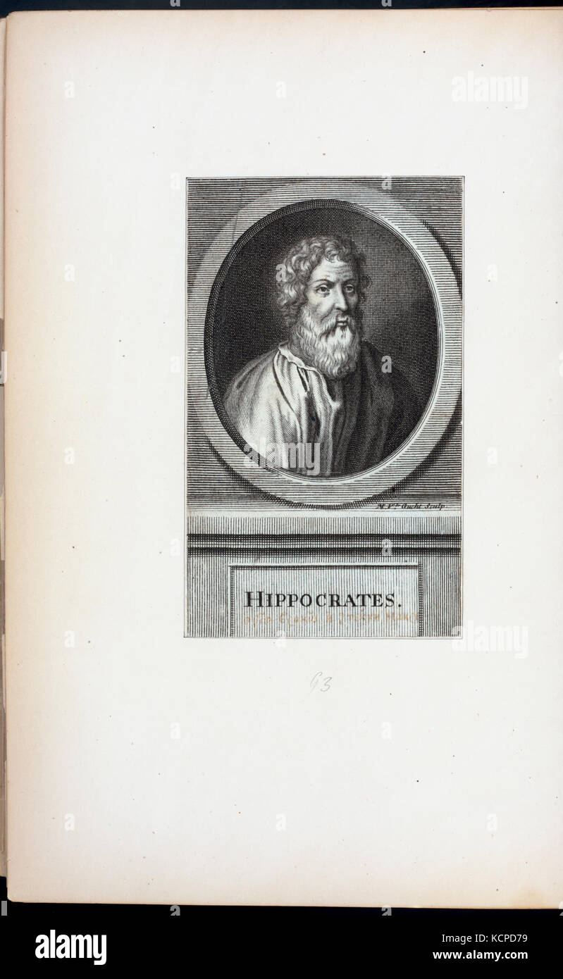 Hippocrates greek physician father medicine hi-res stock photography ...