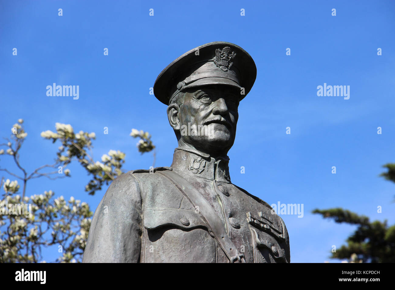 General Pershing by Haig Patagian closeup Stock Photo - Alamy