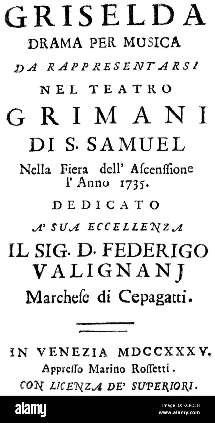 Griselda vivaldi hi-res stock photography and images - Alamy