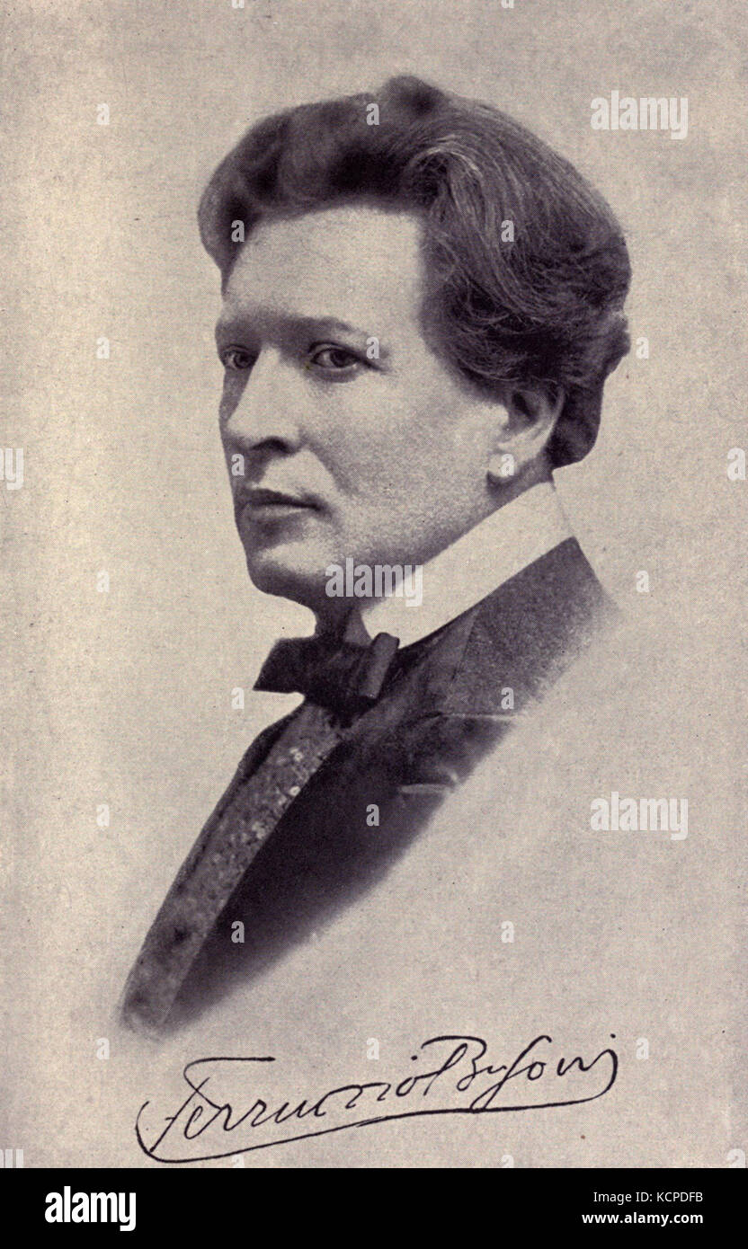 Ferruccio Busoni (circa 1911 Stock Photo - Alamy