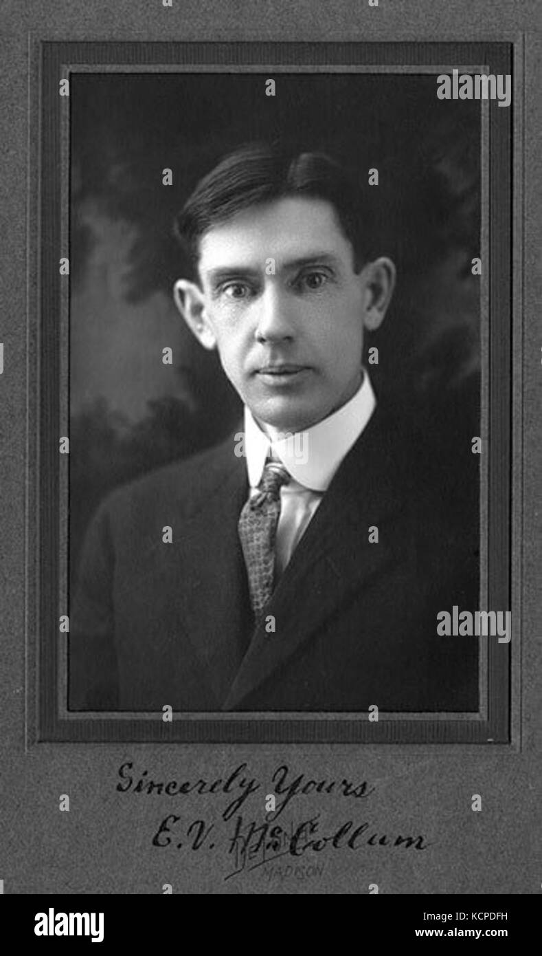 EVMcCollum signed UW Stock Photo - Alamy