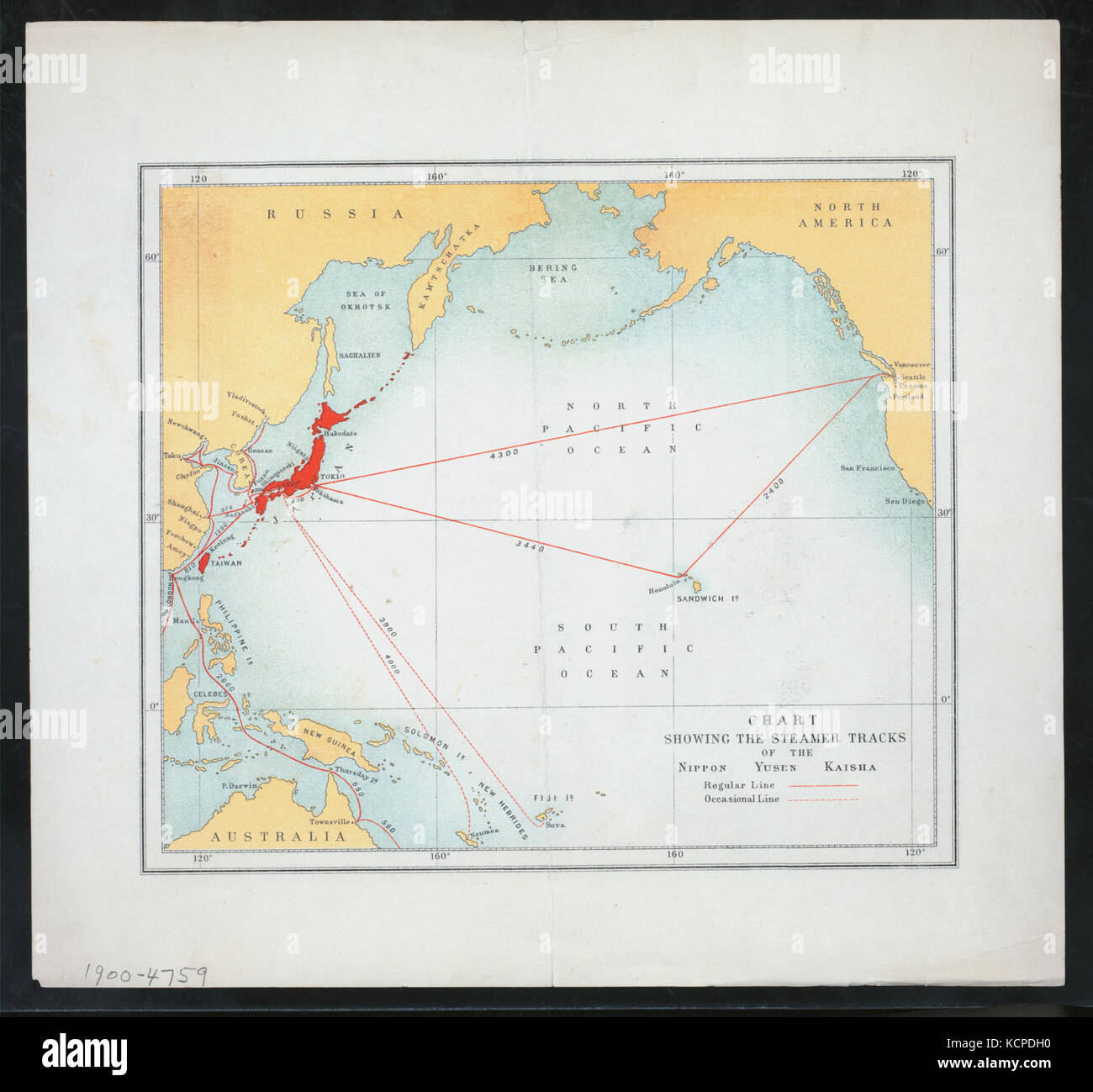 DINNER (held by) NIPPON YUSEN KAISHA (at) EN ROUTE ABOARD SS. KASUGA ...