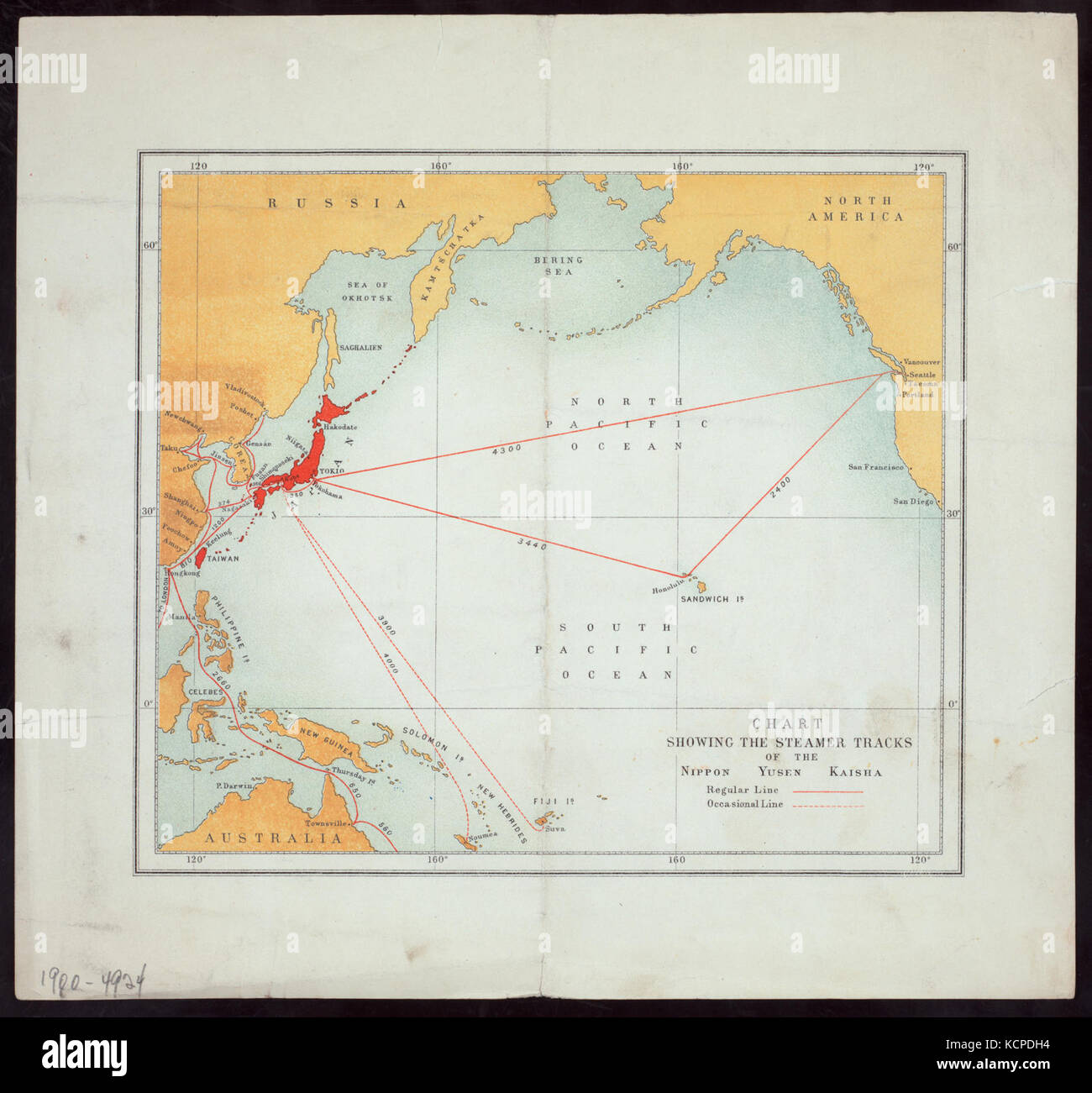 DINNER (held by) NIPPON YUSEN KAISHA (at) EN ROUTE ABOARD SS. KINSHIN ...