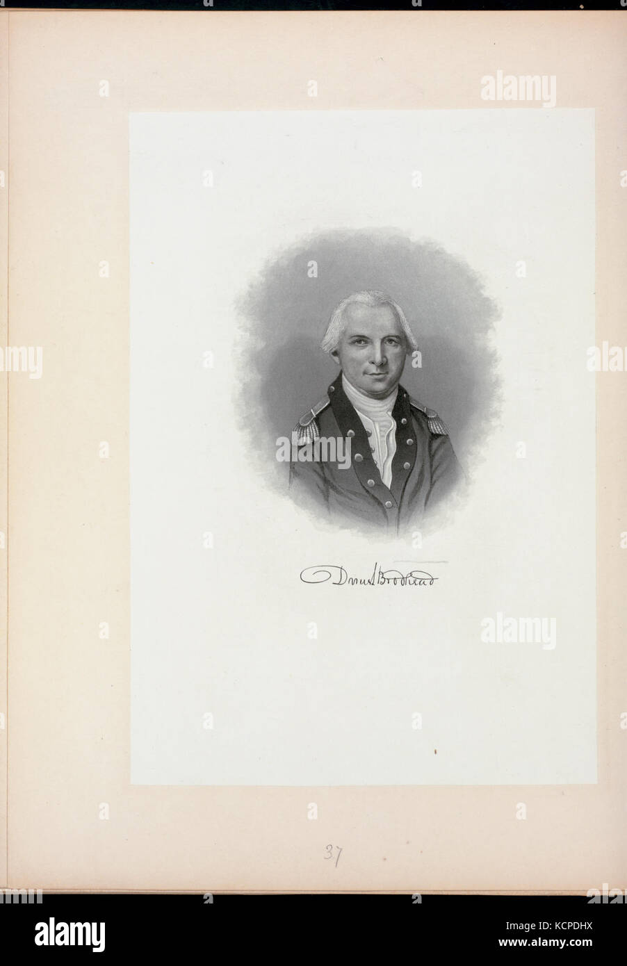 A portrait of Daniel Brodhead, highlighting his role in early American ...