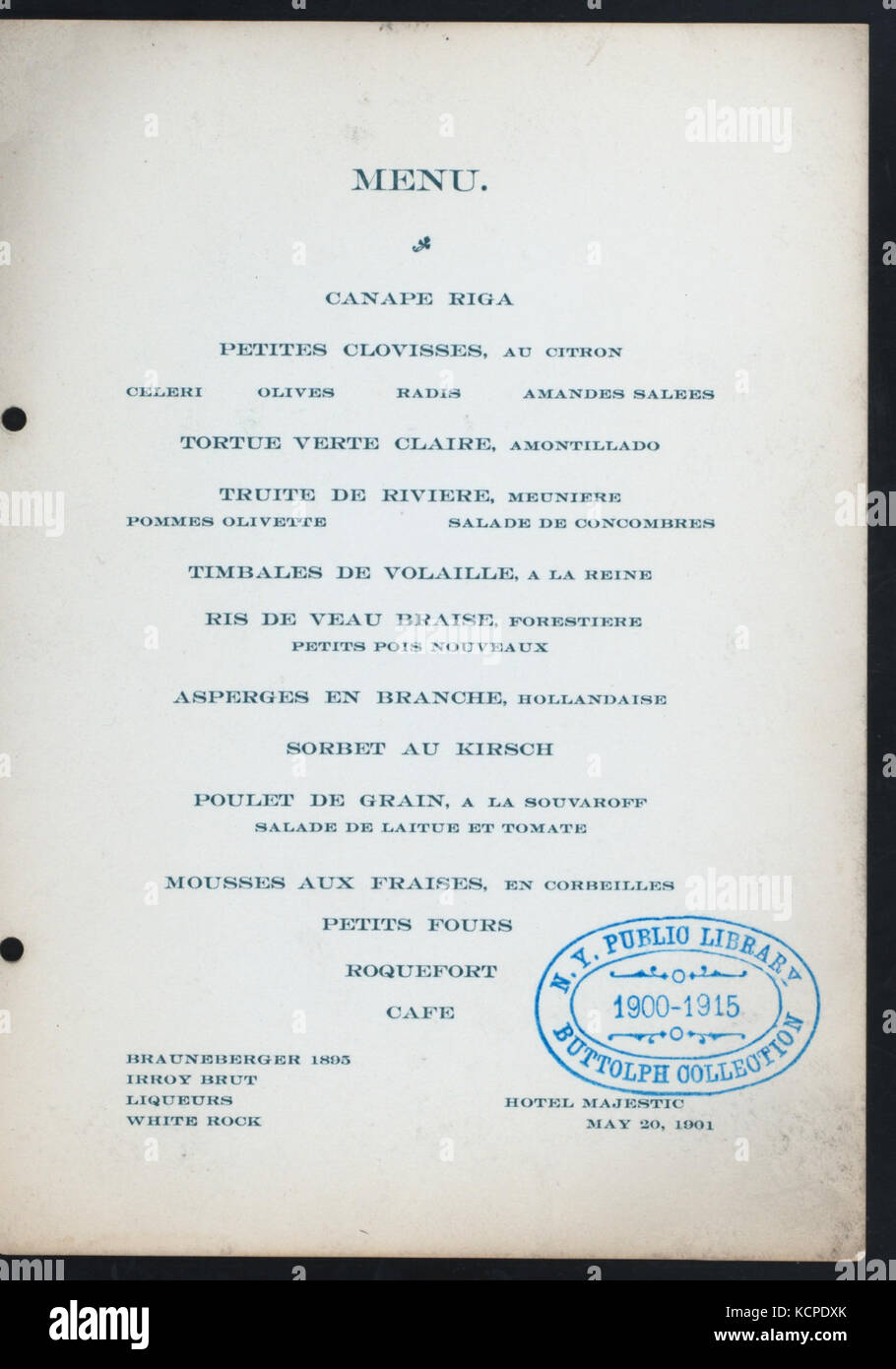 DINNER TO ARCHBISHOP M.A.CORRIGAN OF NYC (held by) REV. JOSEPH H ...