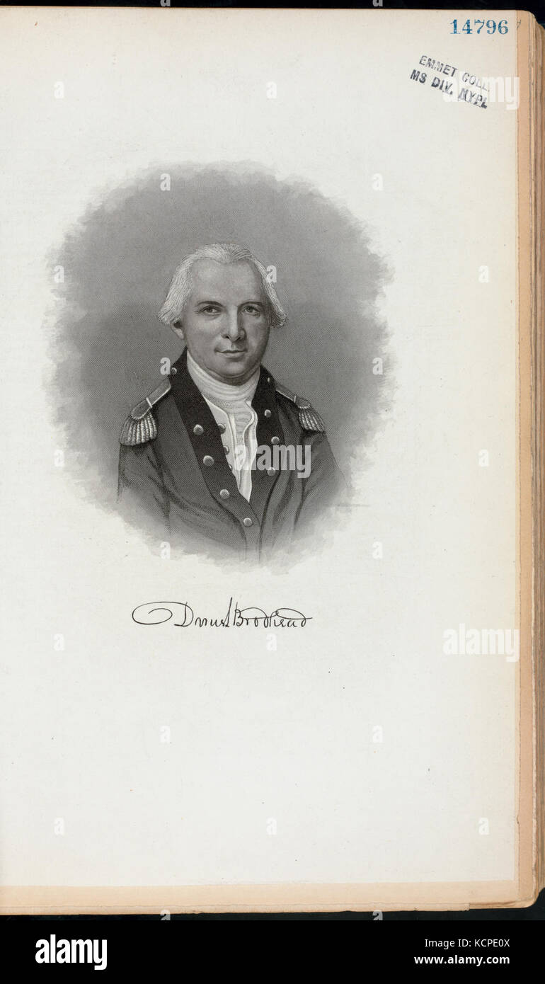 Daniel Brodhead (NYPL Hades 256492 EM14796 Stock Photo - Alamy