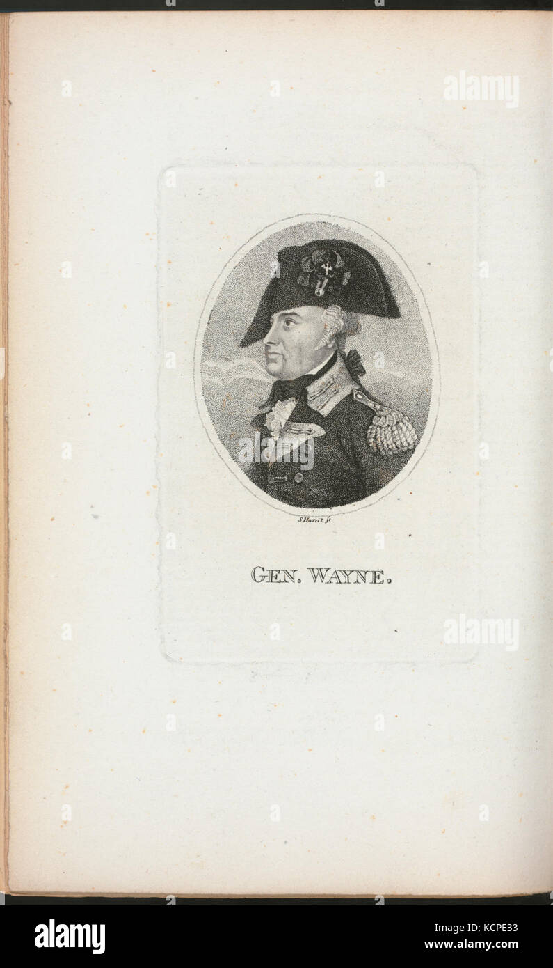 This image is a portrait of General Anthony Wayne, an American ...