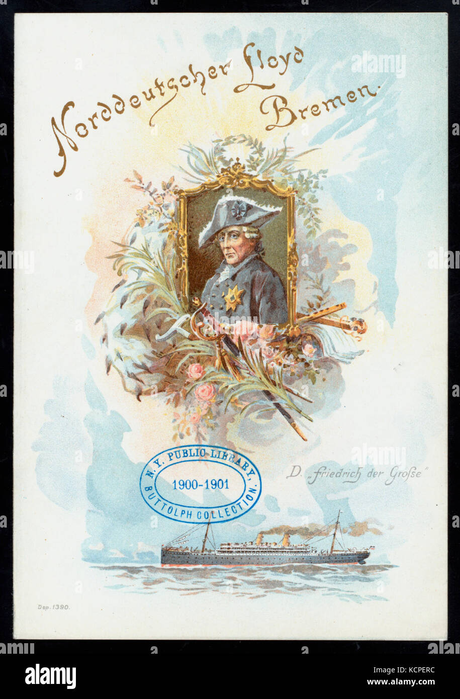 DINNER (held by) NORDEUTSCHER LLOYD BREMEN (at) EN ROUTE ABOARD SS ...