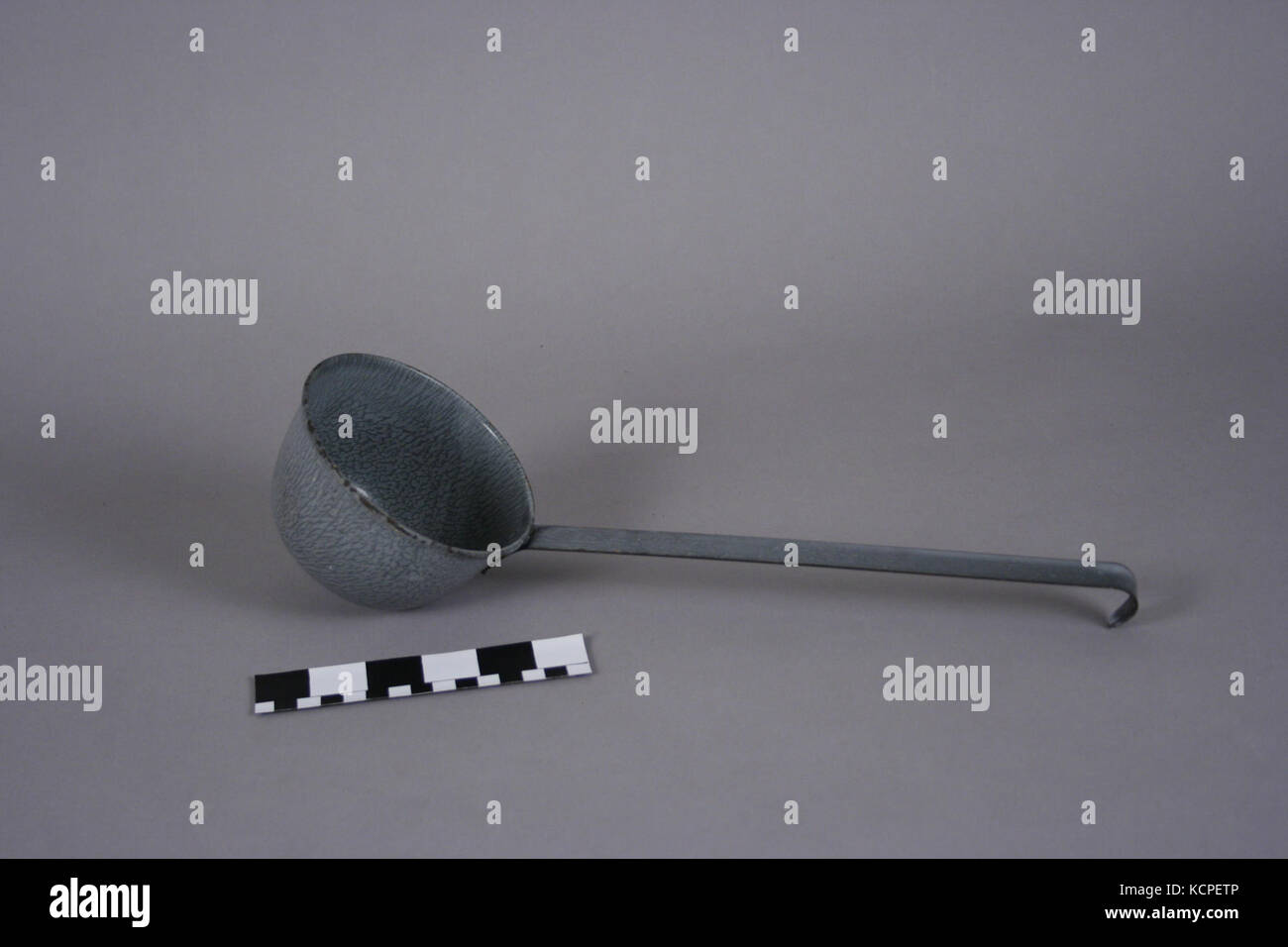 Enamel on Metal Granite Ware Dipper Stock Photo - Alamy