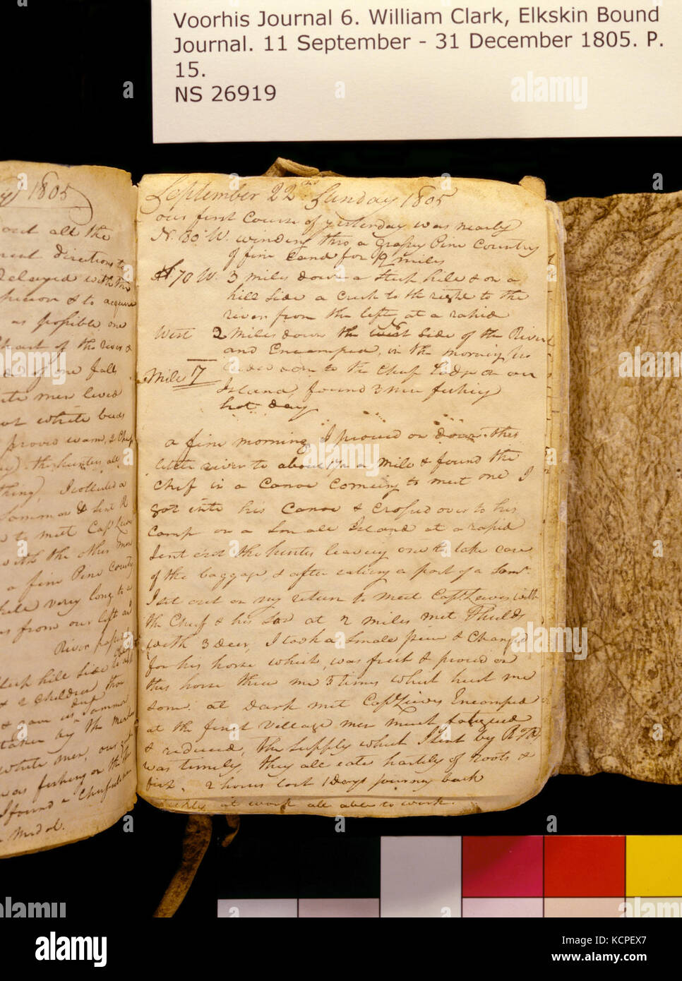 Clark Family Collection Volume 6. Elkskin Journal, page 15, September ...