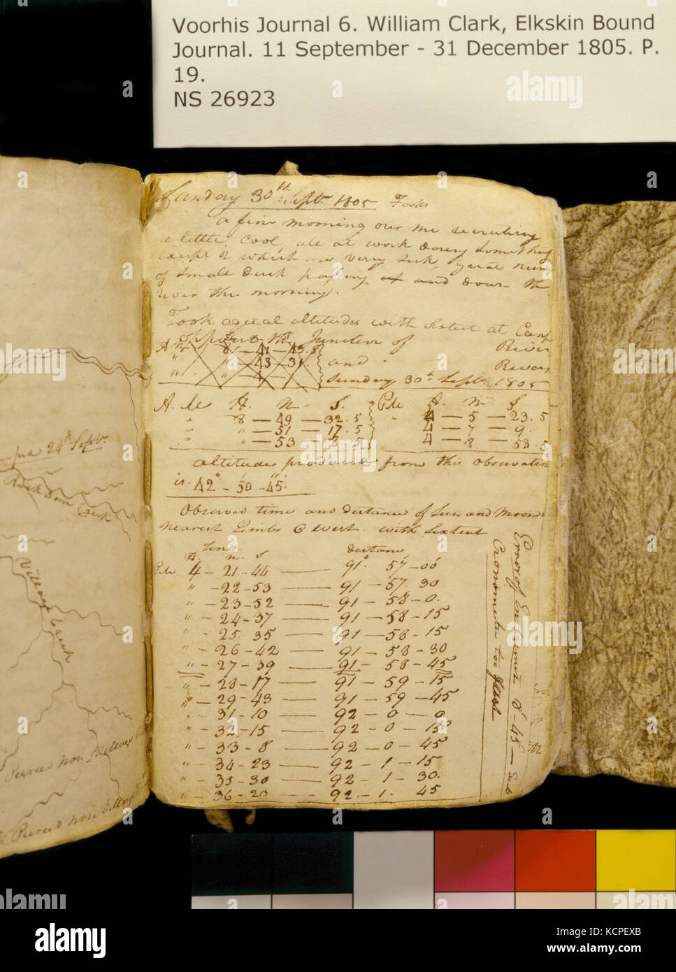 Clark Family Collection Volume 6. Elkskin Journal, page 19, September ...