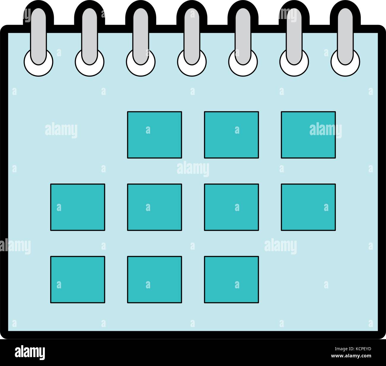 calendar reminder isolated icon vector illustration design Stock Vector ...