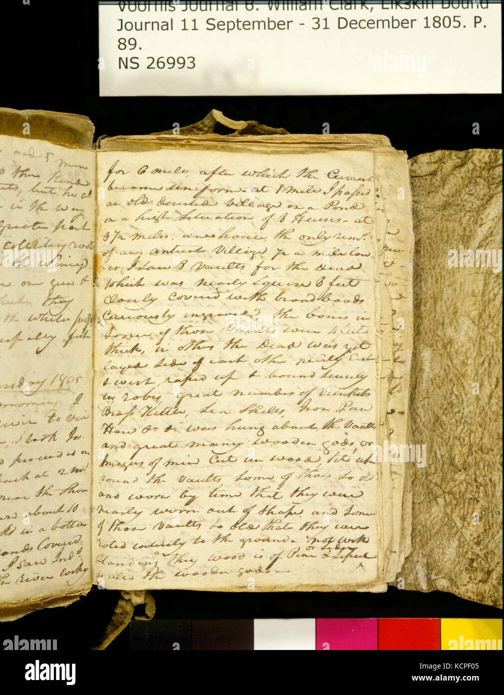 Clark Family Collection Volume 6. Elkskin Journal, page 89, October 31 ...