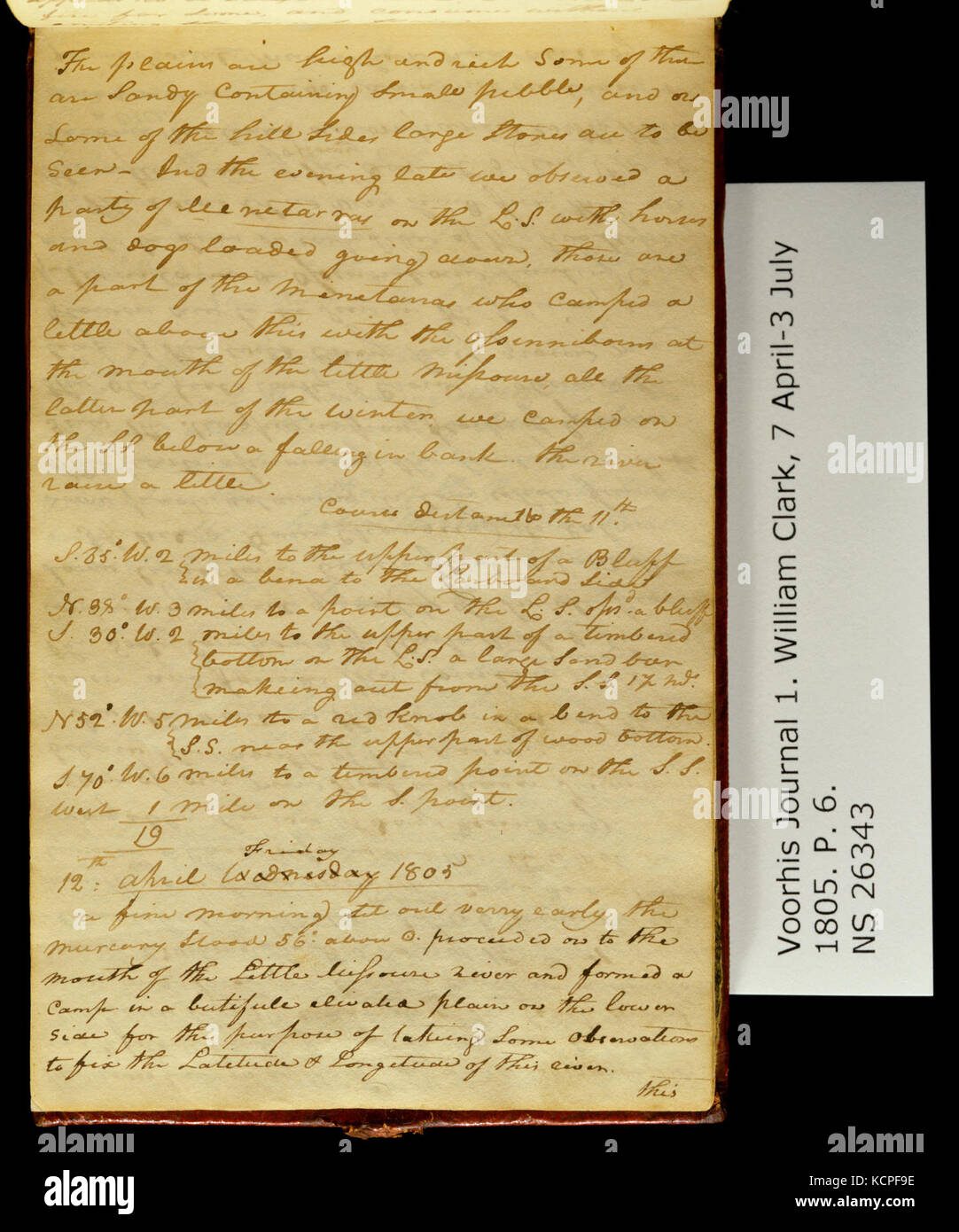 Clark Family Collection Volume 1. Voorhis Journal No. 1, page 6, April ...