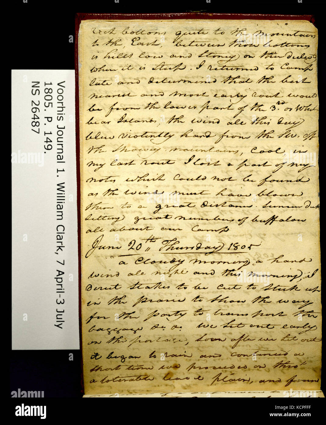 Clark Family Collection Volume 1. Voorhis Journal No. 1, page 149, June ...