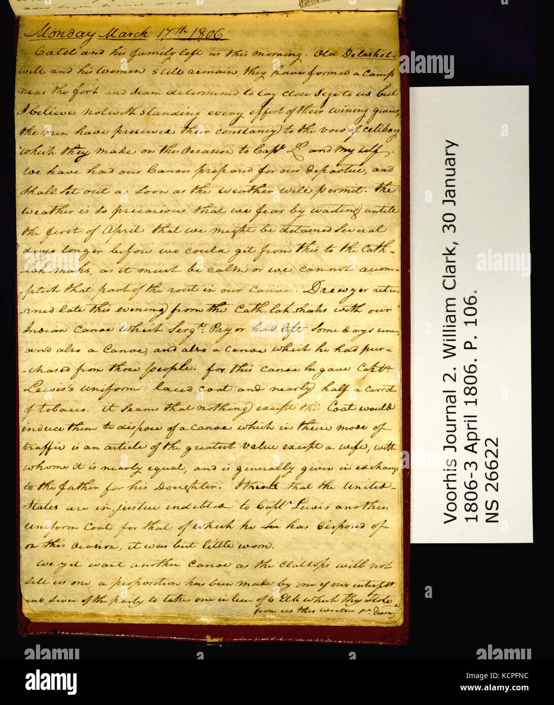 Historic journal entry hi-res stock photography and images - Alamy