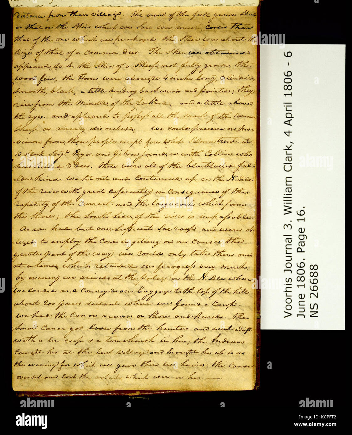 Clark Family Collection Volume 3. Voorhis Journal No. 3, page 16, April ...