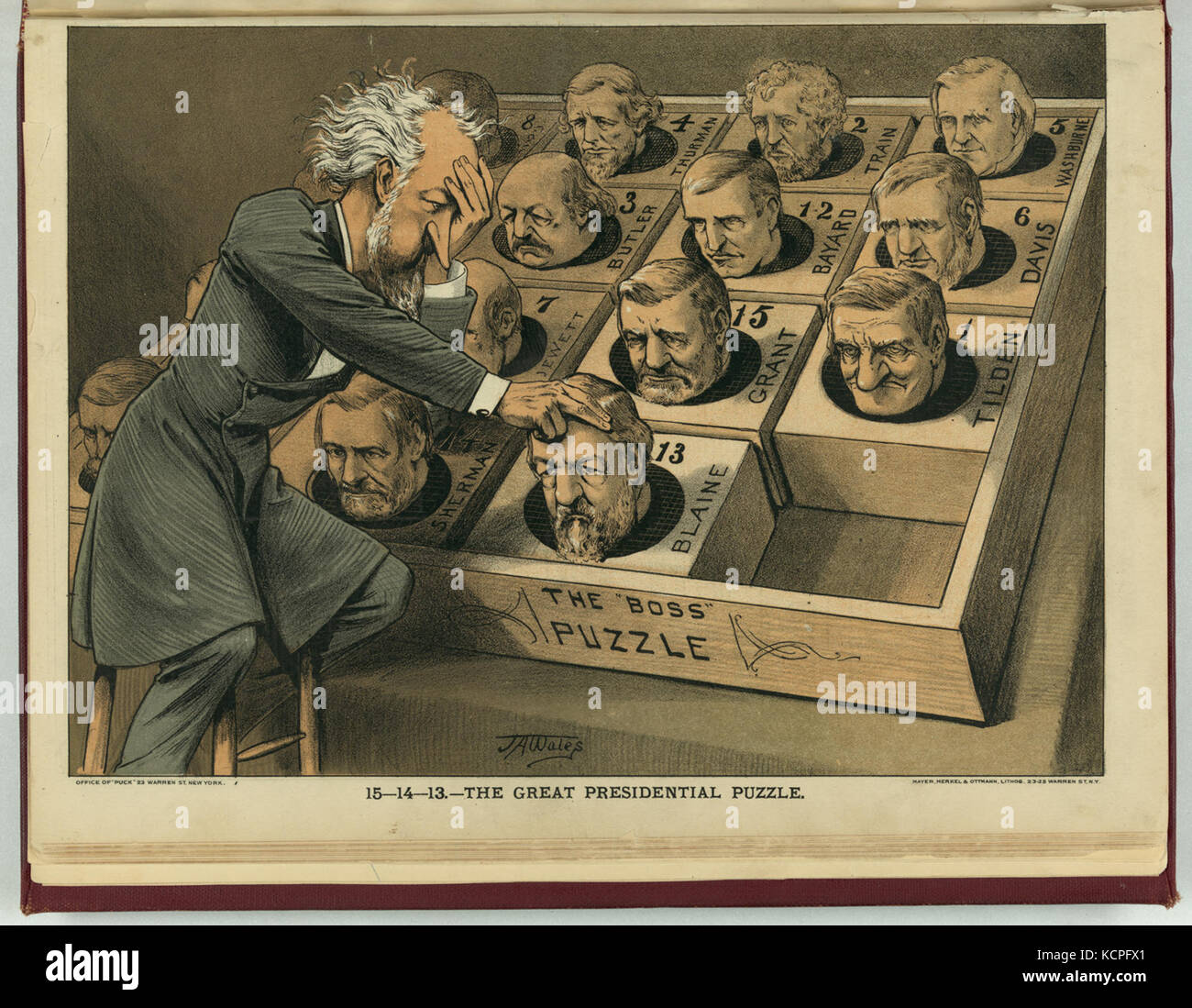 The great presidential puzzle hi-res stock photography and images - Alamy