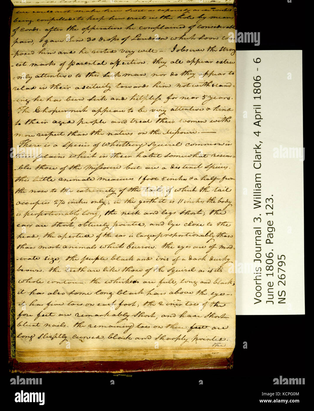 Clark Family Collection Volume 3. Voorhis Journal No. 3, page 123, May ...