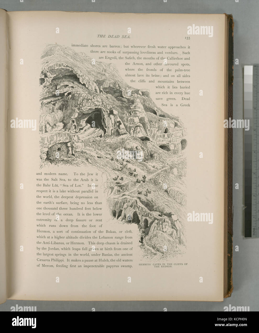 Hermits' caves in the cliffs of the Kedron (NYPL b10607452 80353 Stock ...
