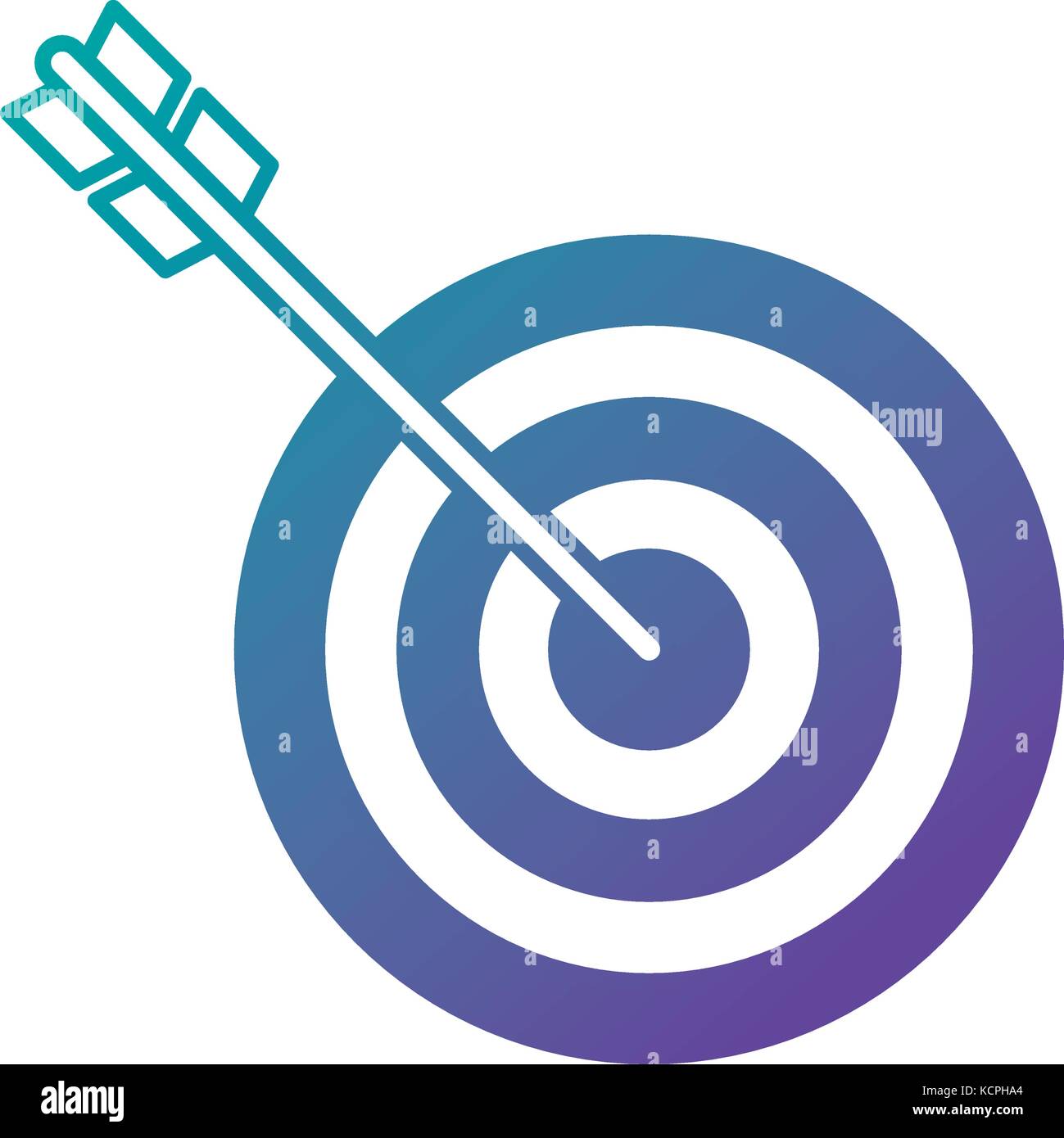 target with arrow icon Stock Vector Image & Art - Alamy