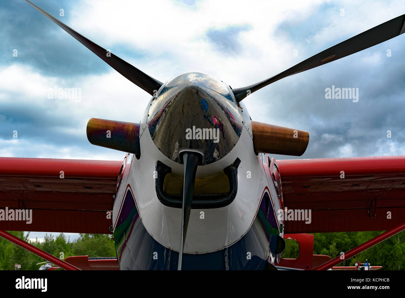 Shiny Plane Propeller Stock Photo - Alamy
