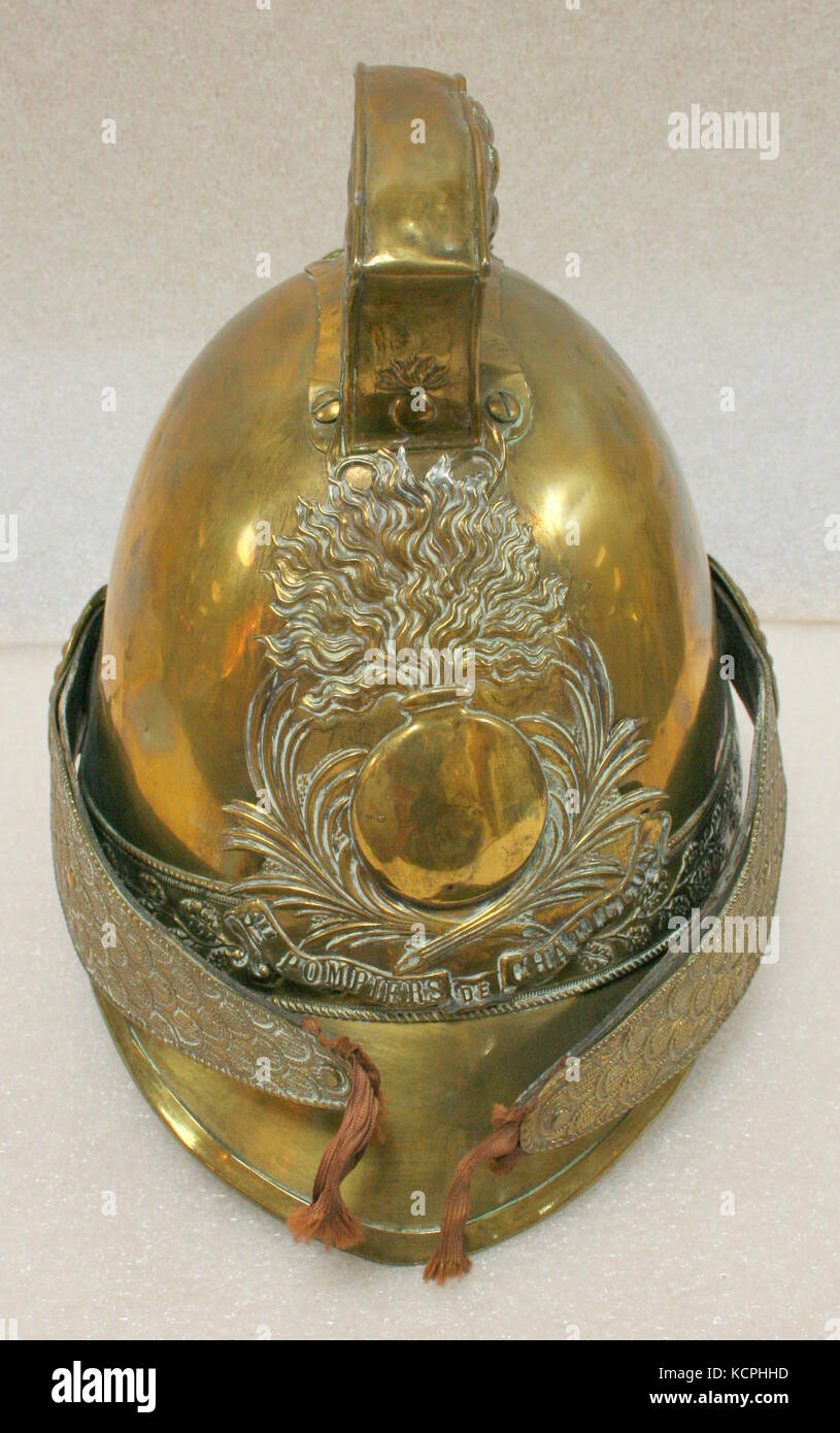 French Fireman's Helmet from the Louis Philippe Era Stock Photo - Alamy