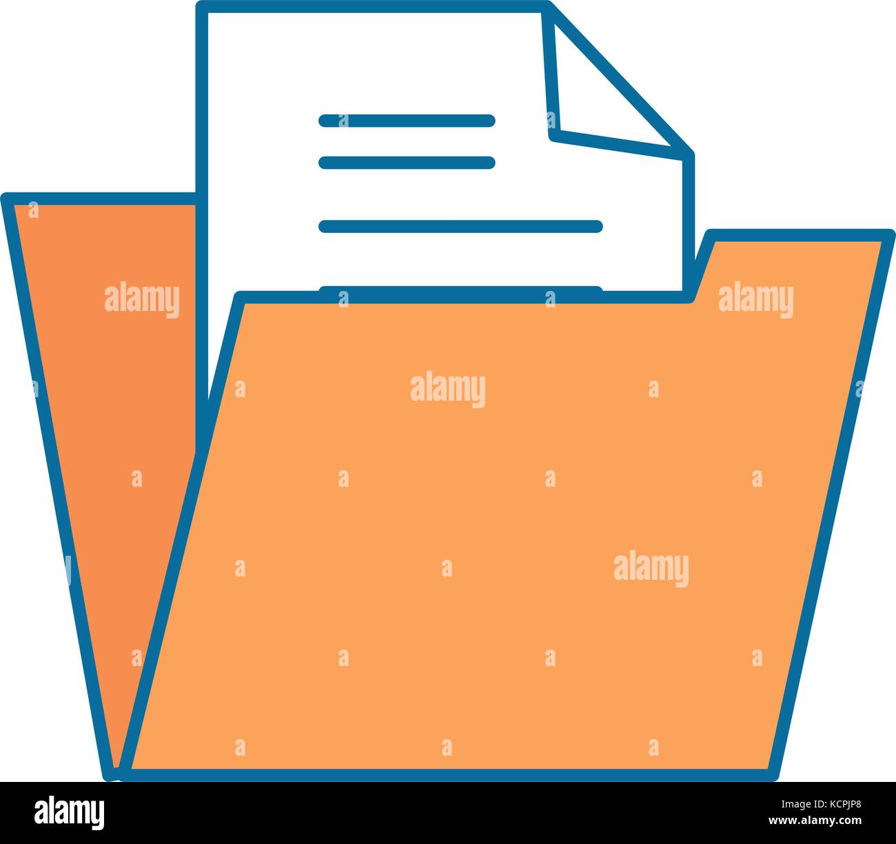 Online folder icon linear Stock Vector Images - Alamy