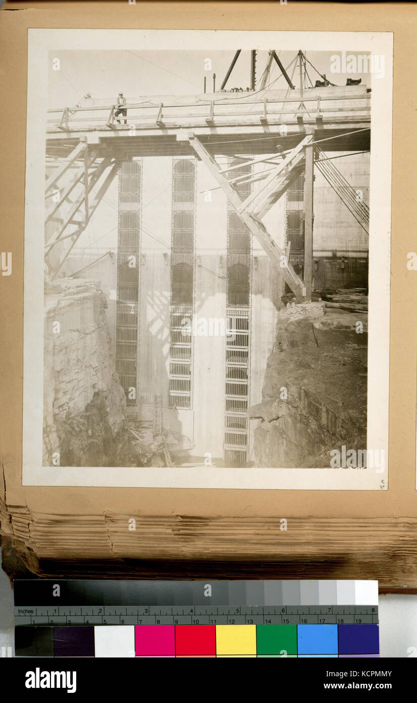 Ashokan Reservoir. View of Uppper gate chamber from West Inlet channel ...