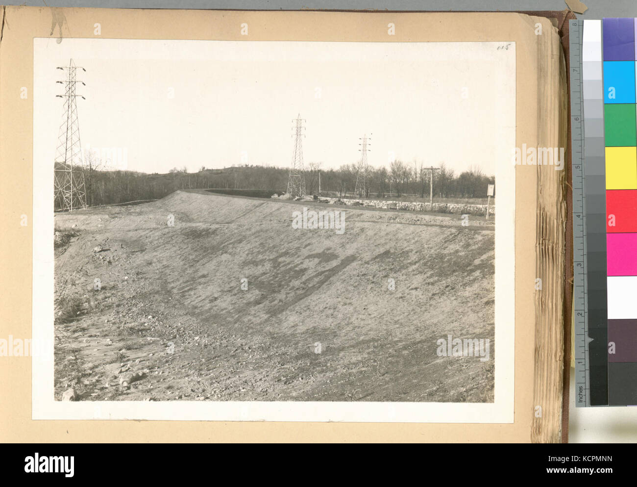Ardsley cut and cover. Finished embankment over aqueduct. Contract 53 ...