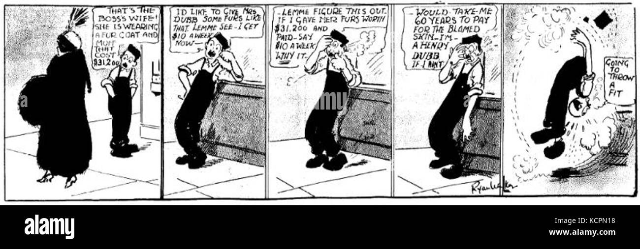 Henry Dubb Tries to Think Again Stock Photo - Alamy