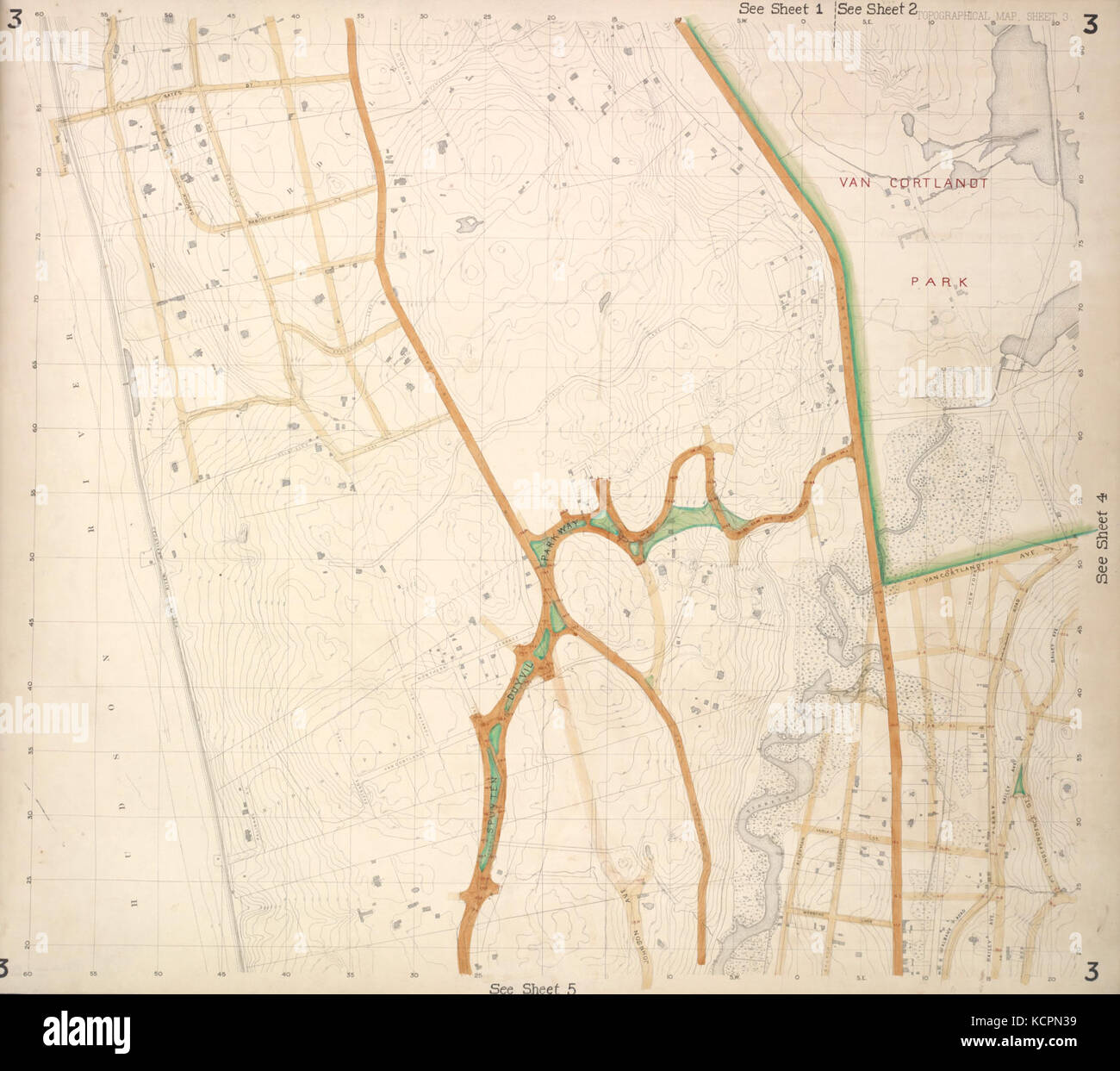 Topographical map sheet hi-res stock photography and images - Alamy