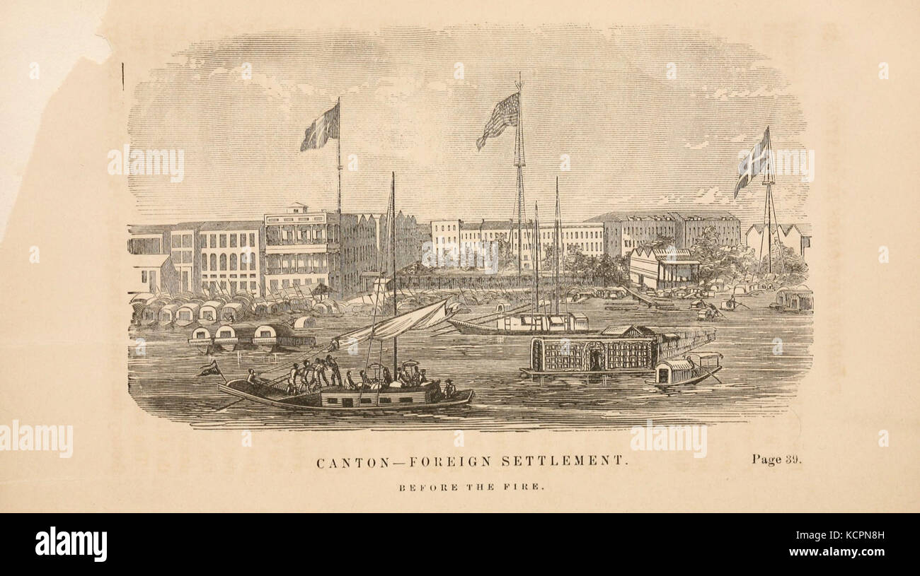 Canton Foreign Settlement (original Stock Photo - Alamy