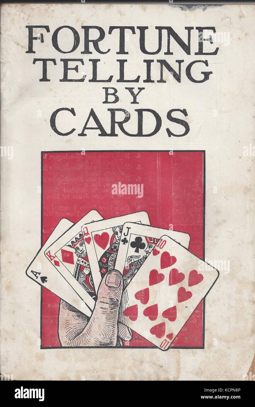 Fortune Telling By Cards, Front Cover Stock Photo - Alamy