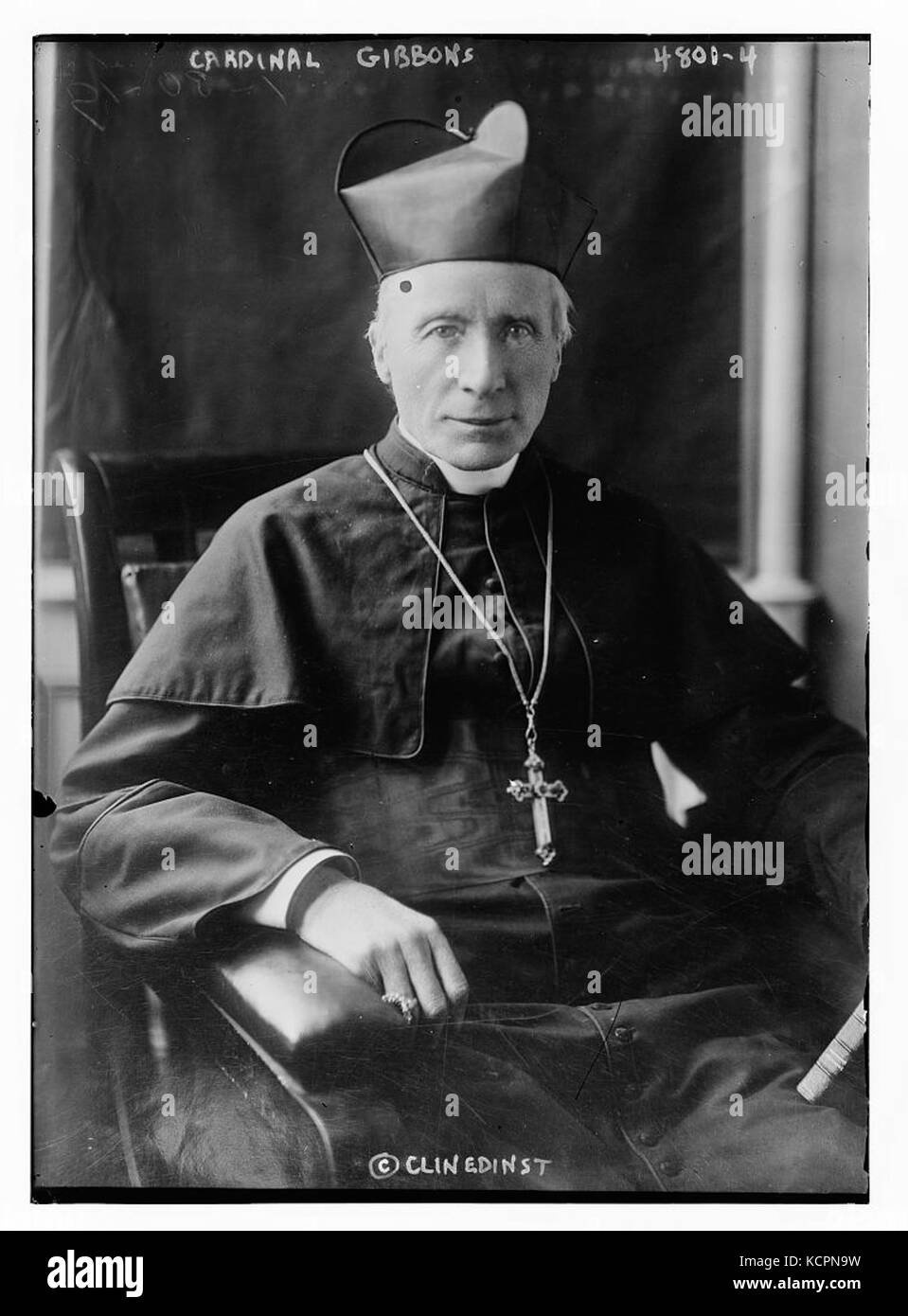 Cardinal James Gibbons, a prominent Catholic figure in the United ...