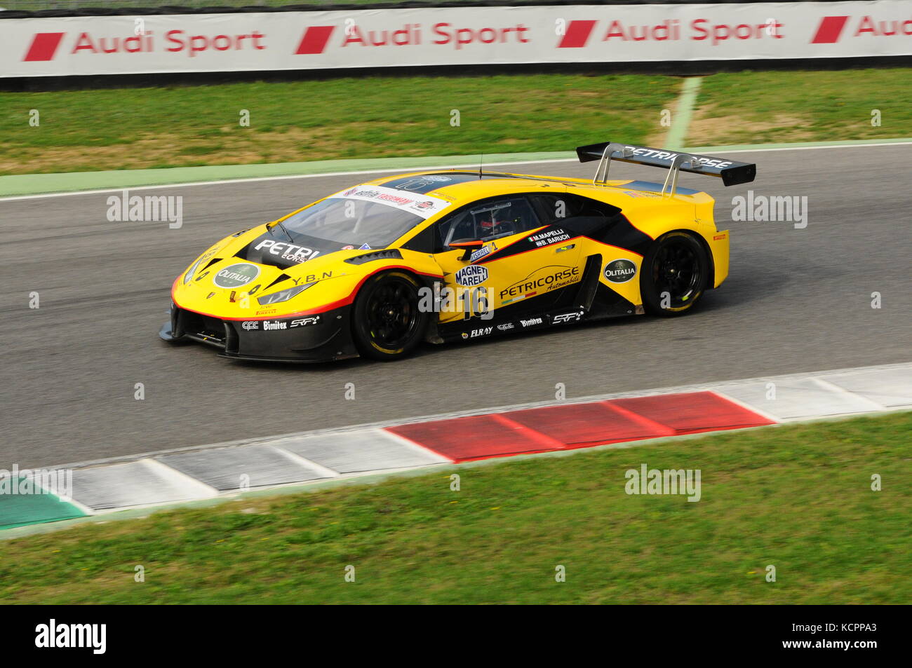 Mugello Circuit, Italy. 6th Oct, 2017. Lamborghini Huracan of Petri ...