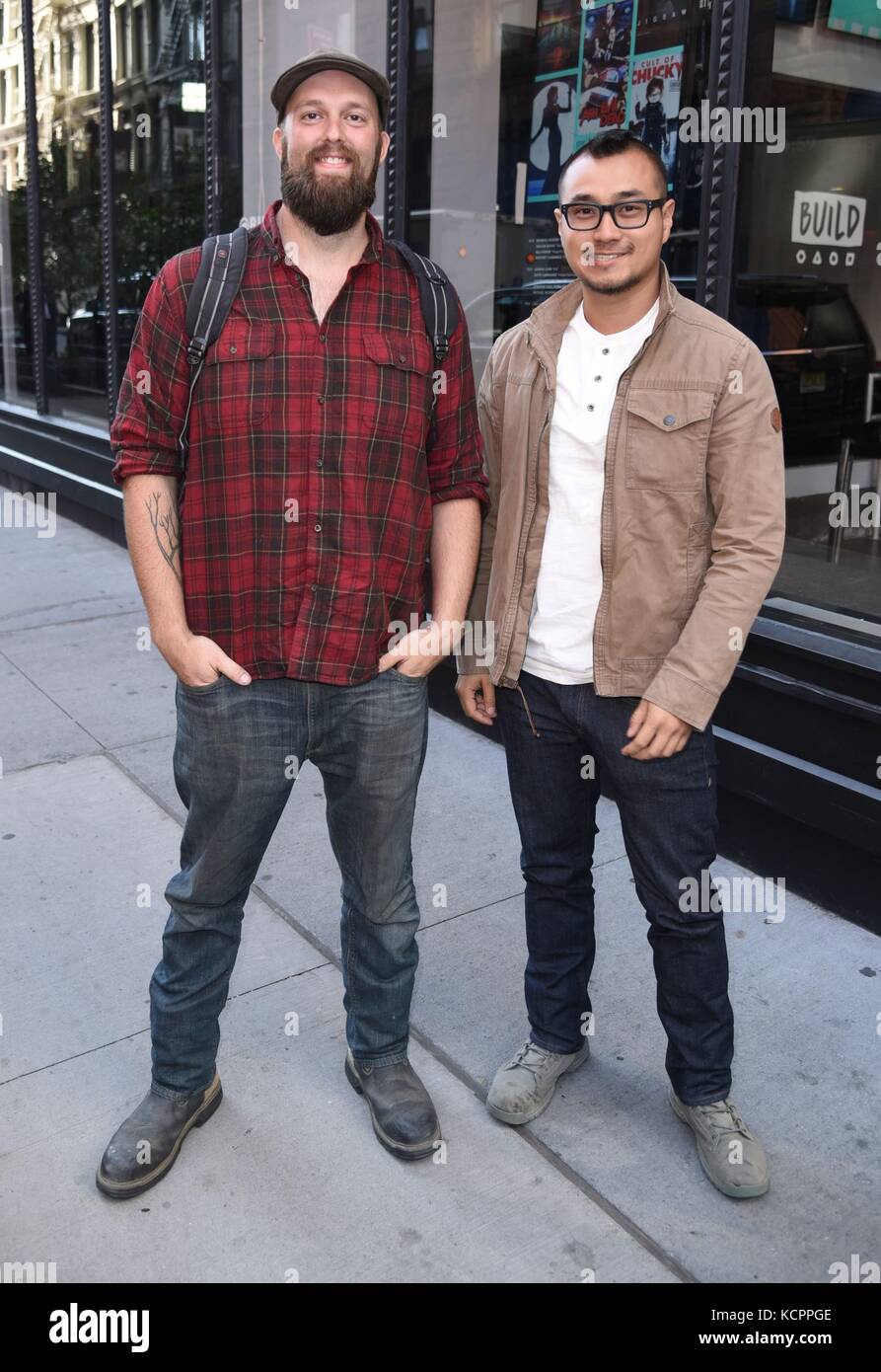 New York, NY, USA. 6th Oct, 2017. Jon Lung, Brian Louden, seen at AOL ...