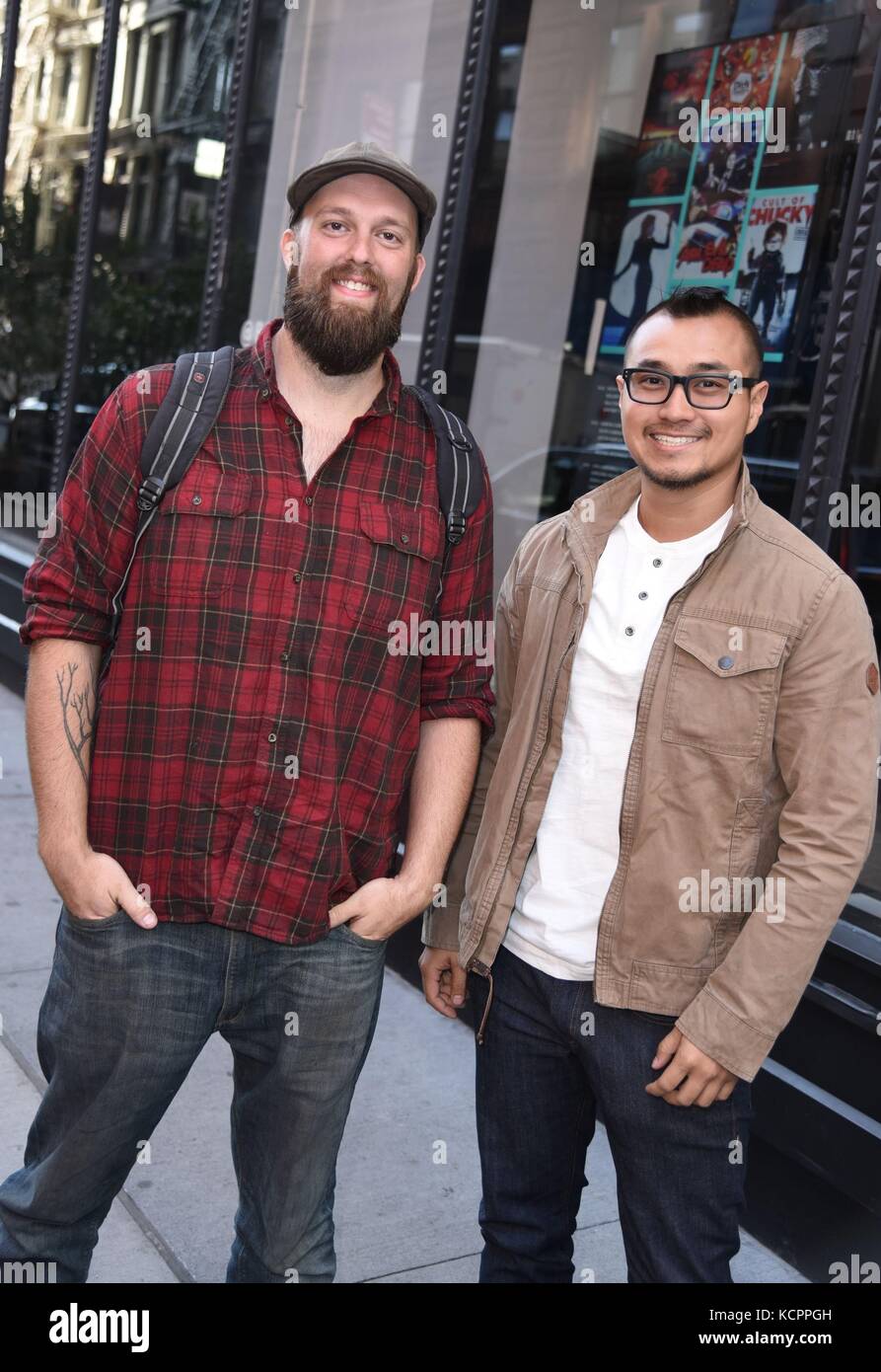 Seen at aol build to promote mythbusters hi-res stock photography and ...